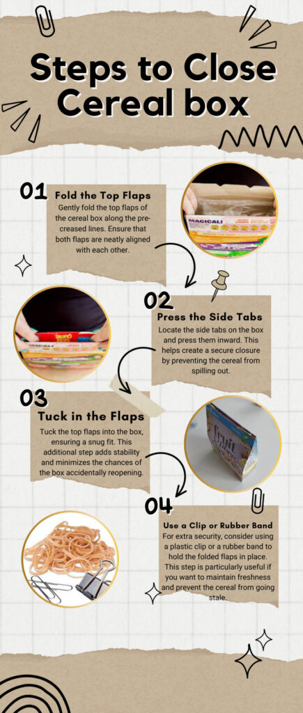 How To Properly Close A Cereal Box? | Just In 4 Steps